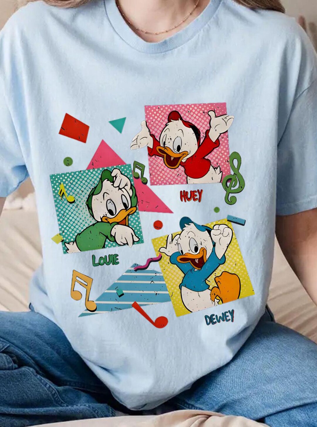 Retro 90S Cute Dewey Huey & Louie Duck Shirt | , Disney Ducktales ...