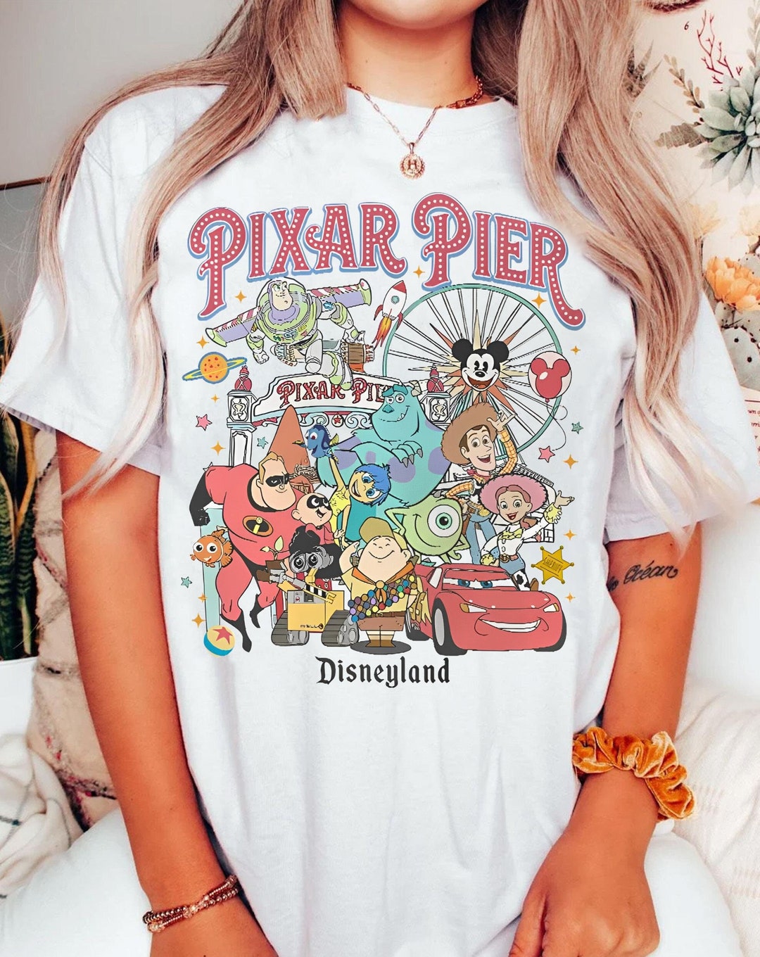 Retro Disney Pixar Fest 2025 Shirt | Meet Me at Pixar Pier T-shirt ...