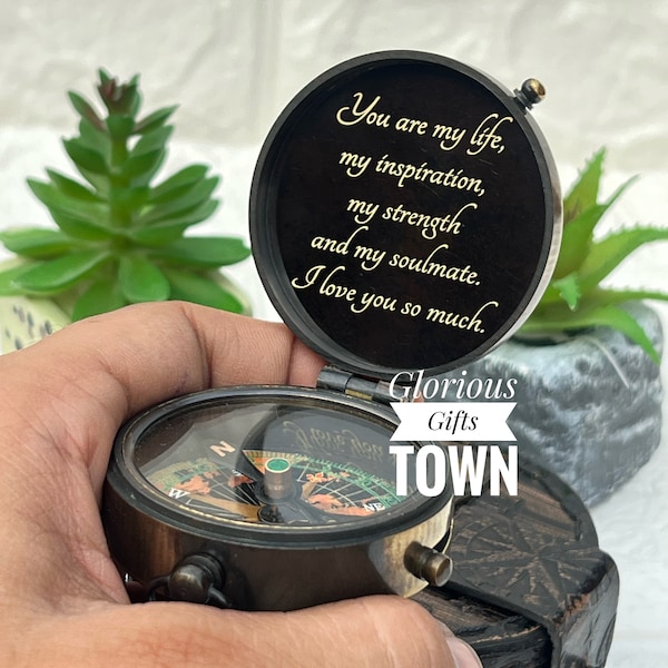 Personalized Compass - Etsy