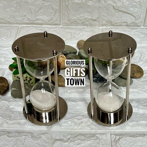 Personalized Elegant Hourglass Sand Timer, Home Decor Sand Timer, Classic Hourglass Sand Timer ...