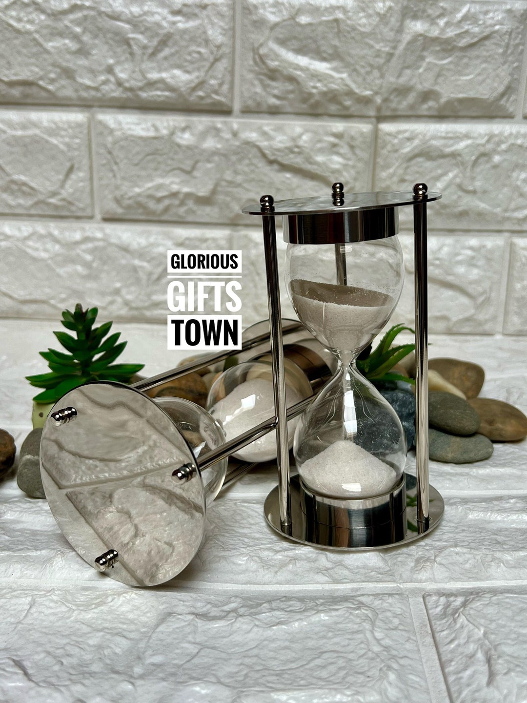 Personalized Elegant Hourglass Sand Timer, Home Decor Sand Timer ...