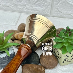 Personalized Engraved Bell, Christmas Bell, Decorative Brass Door Bell ...