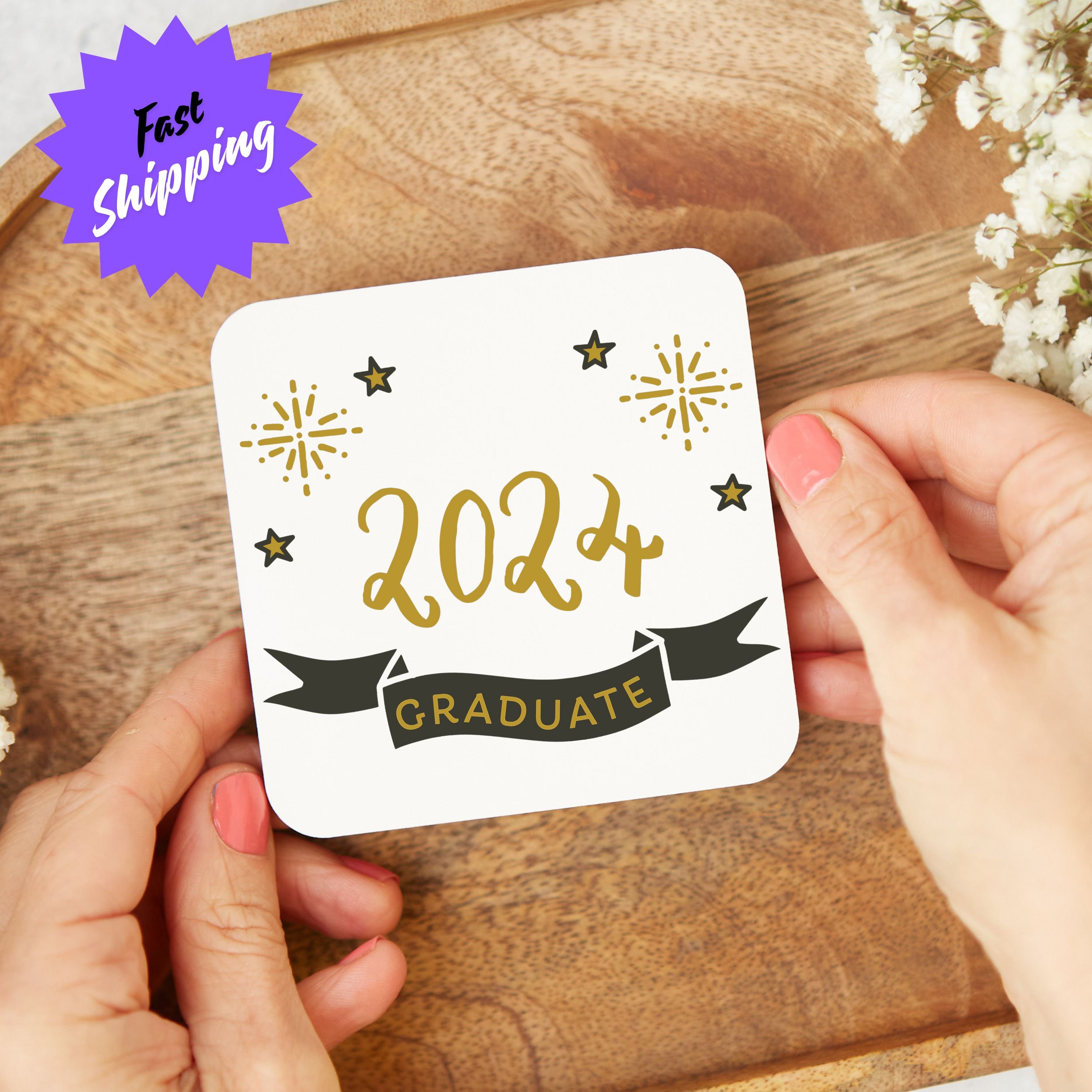 Custom Graduation Coaster, Graduation Gifts 2024 , Graduation ...