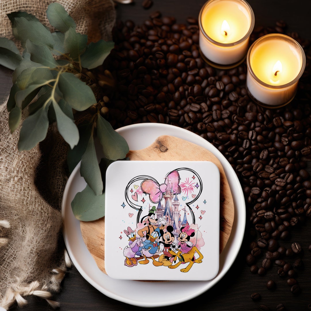 Disney Pink Watercolour Coaster, Favorite Disney , Disney Coasters ...