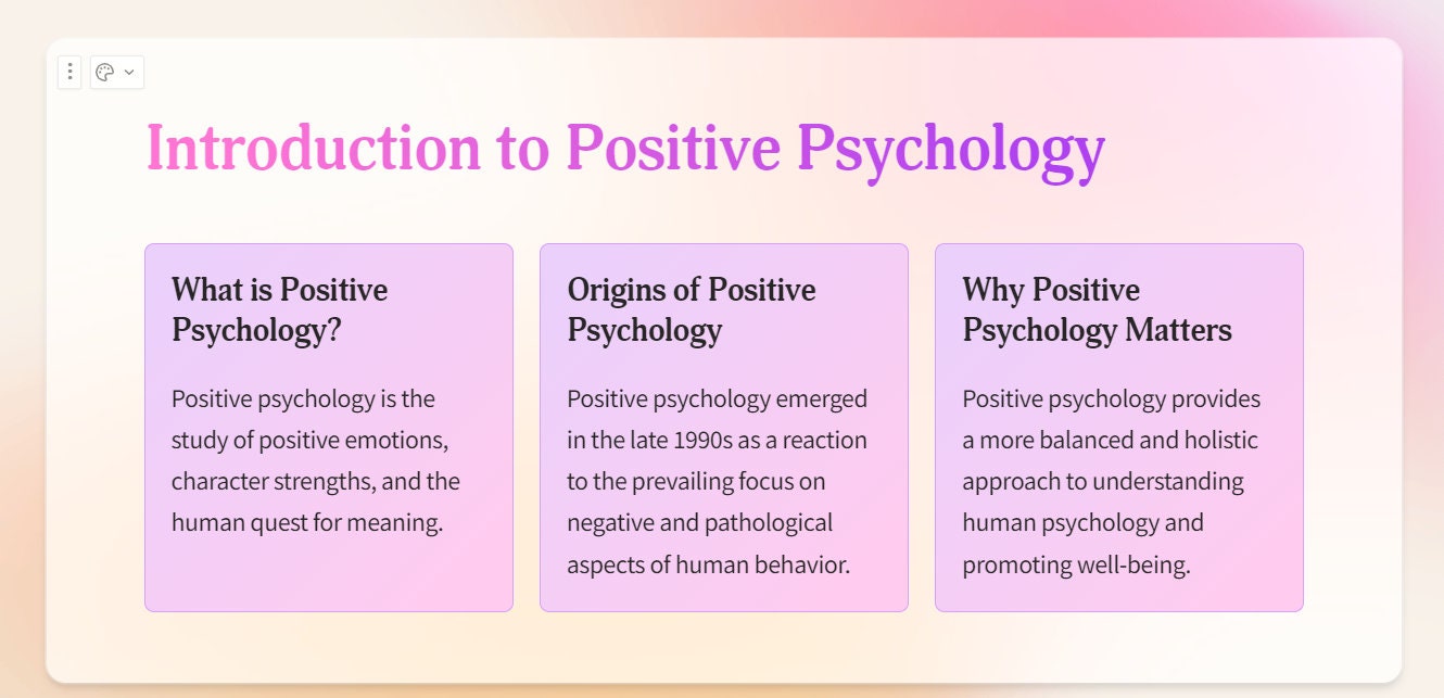 Positive Psychology Lesson - Etsy