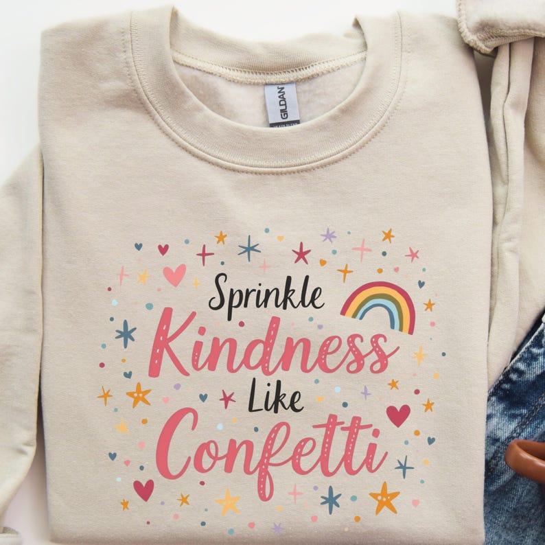 Sprinkle Kindness Like Confetti PNG, Colorful and Fun Teacher ...