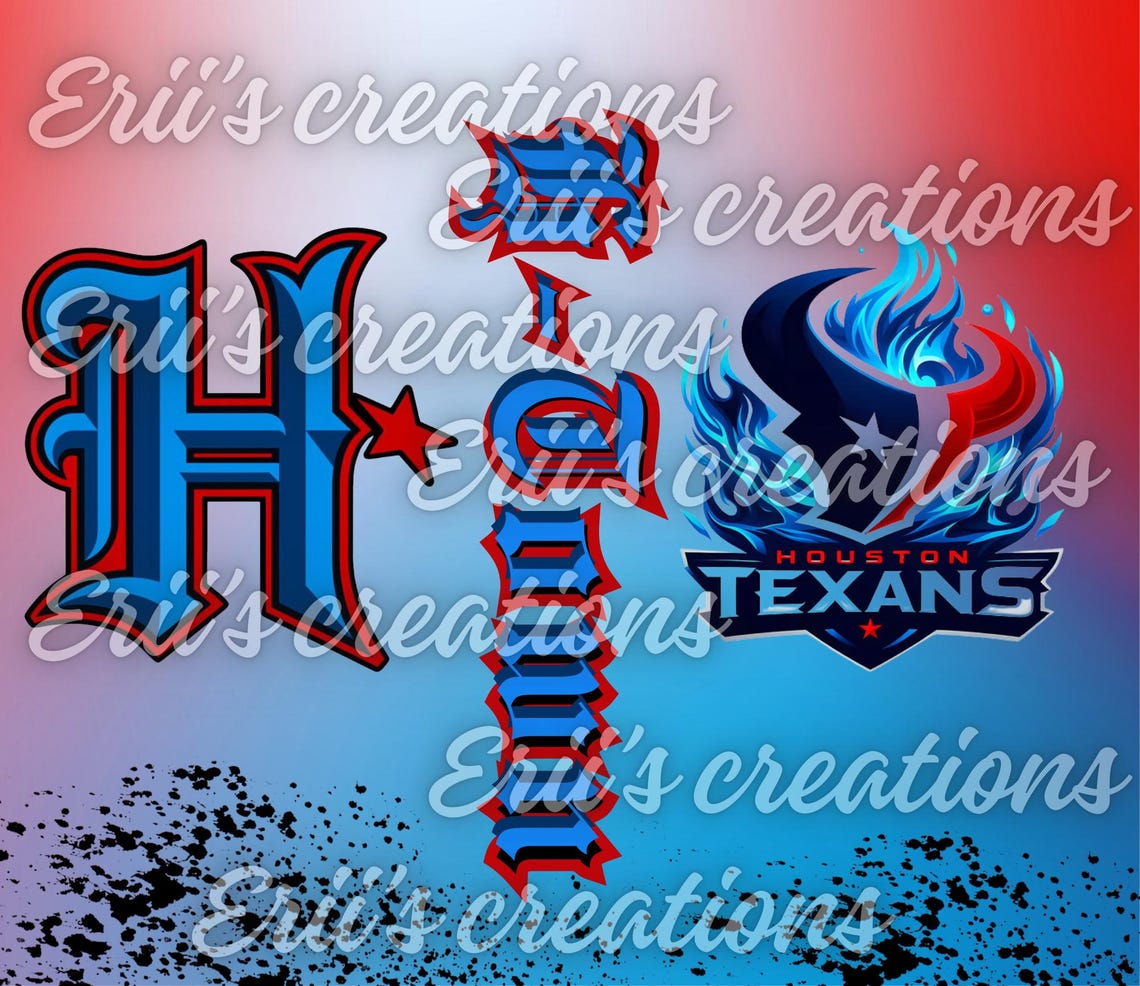 Texas Football Houston 20 Oz. Tex Tumbler Wrap - Etsy