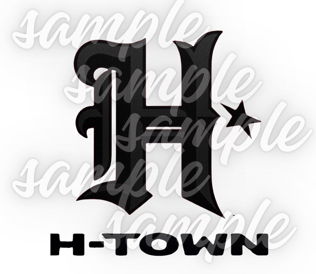 H Town Houston Texas PNG - Etsy