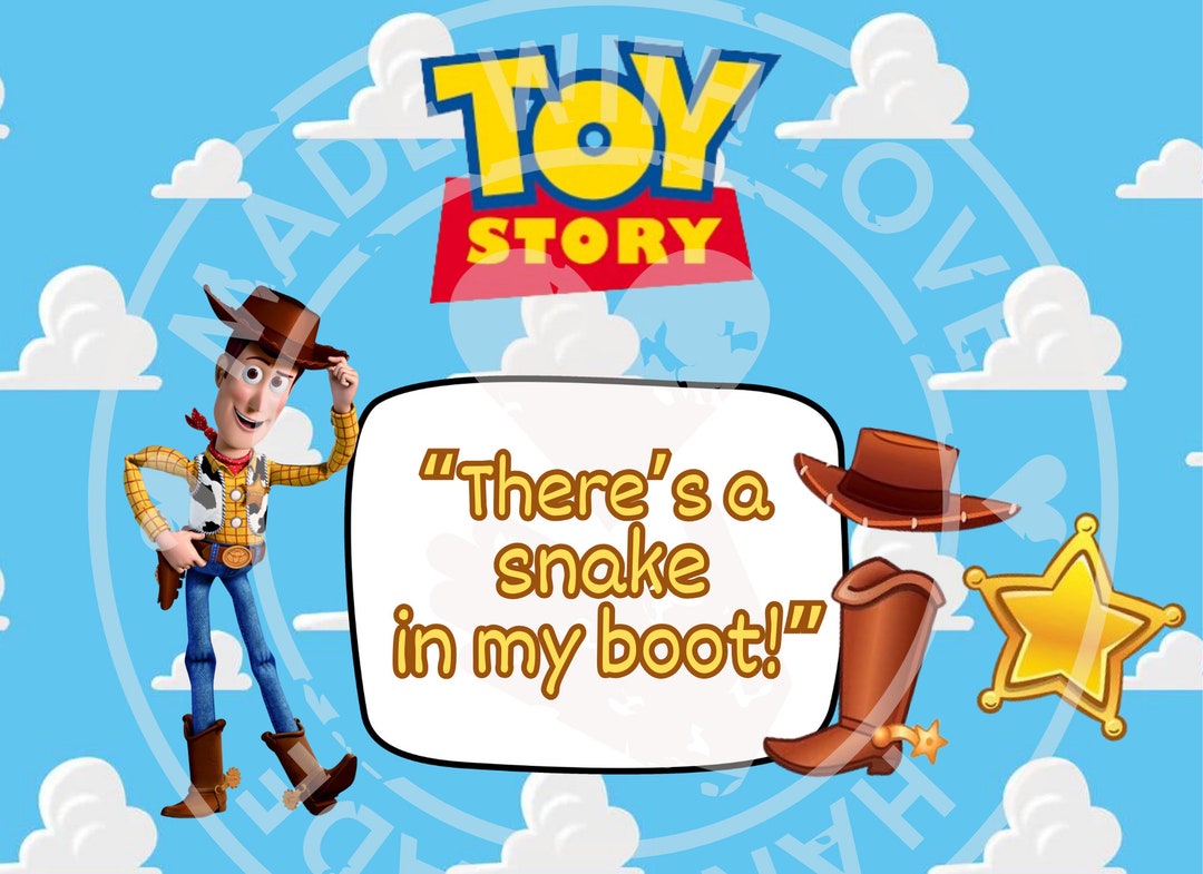 Toy Custom Story Made Party Treat Labels *printable Templates* - Etsy