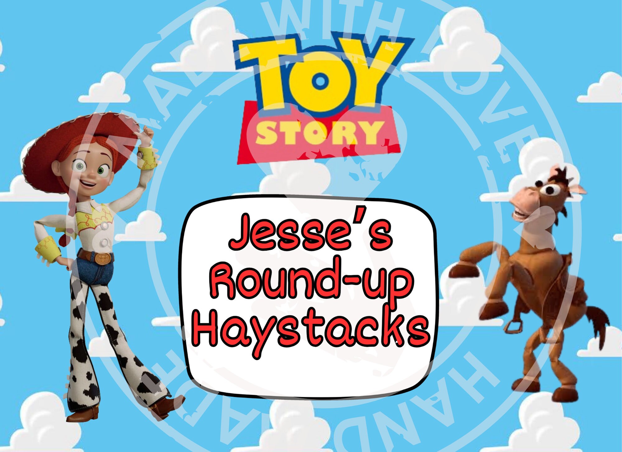 Toy Custom Story Made Party Treat Labels *printable Templates* - Etsy
