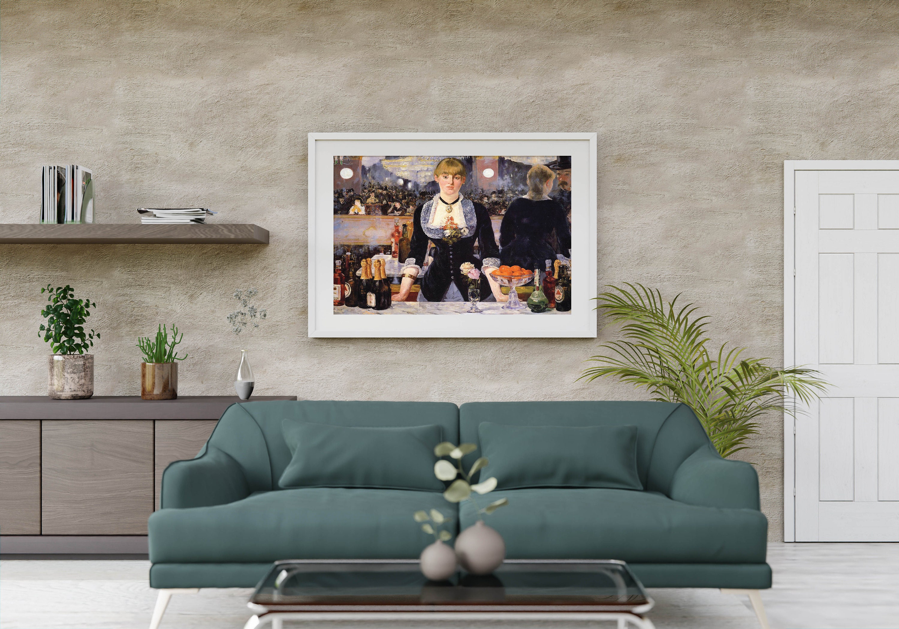 É. Manet Bar at the Folies | Printable Wall Art | Impressionist Home ...