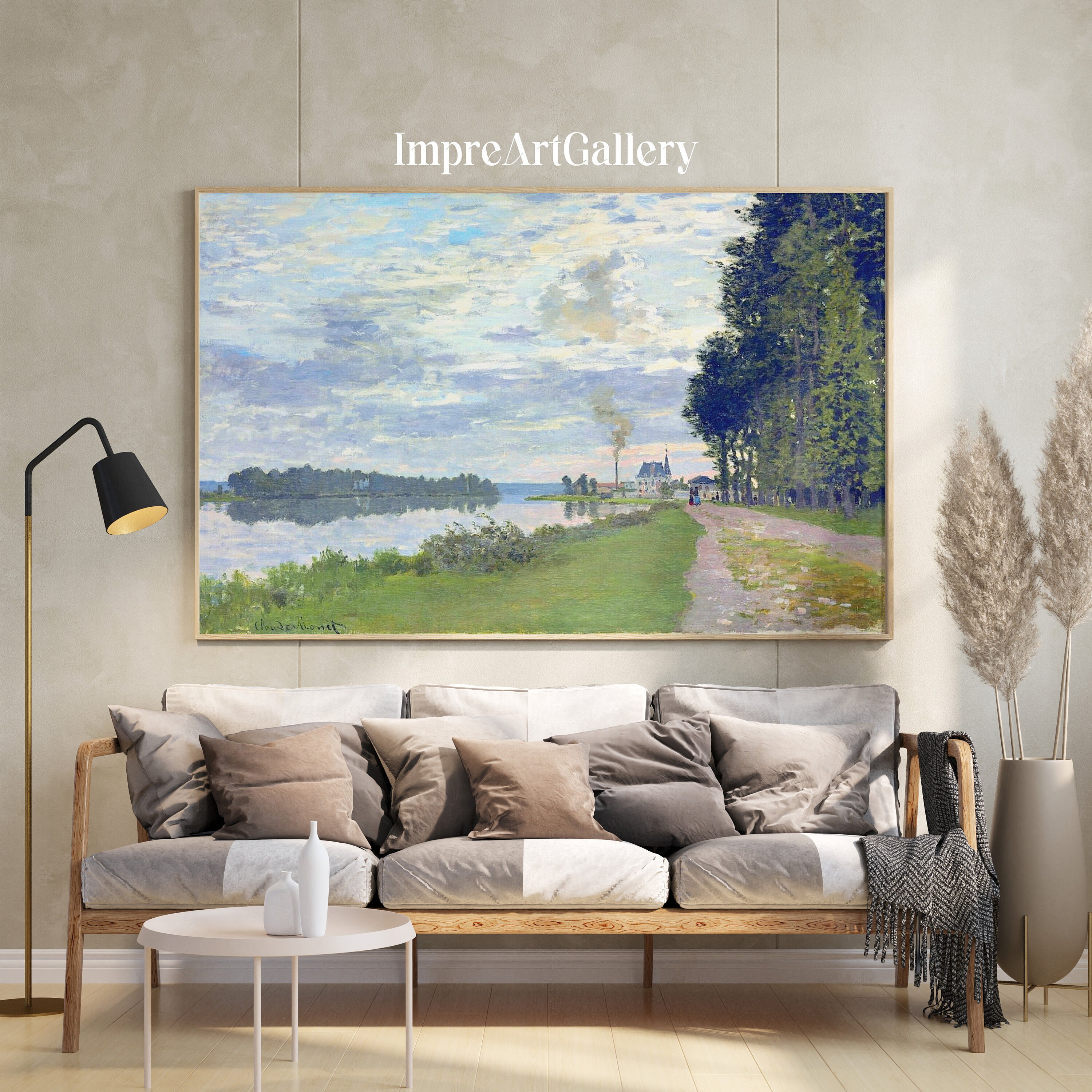 C. Monet Promenade Argenteuil | Printable Wall Art | Impressionist Home ...