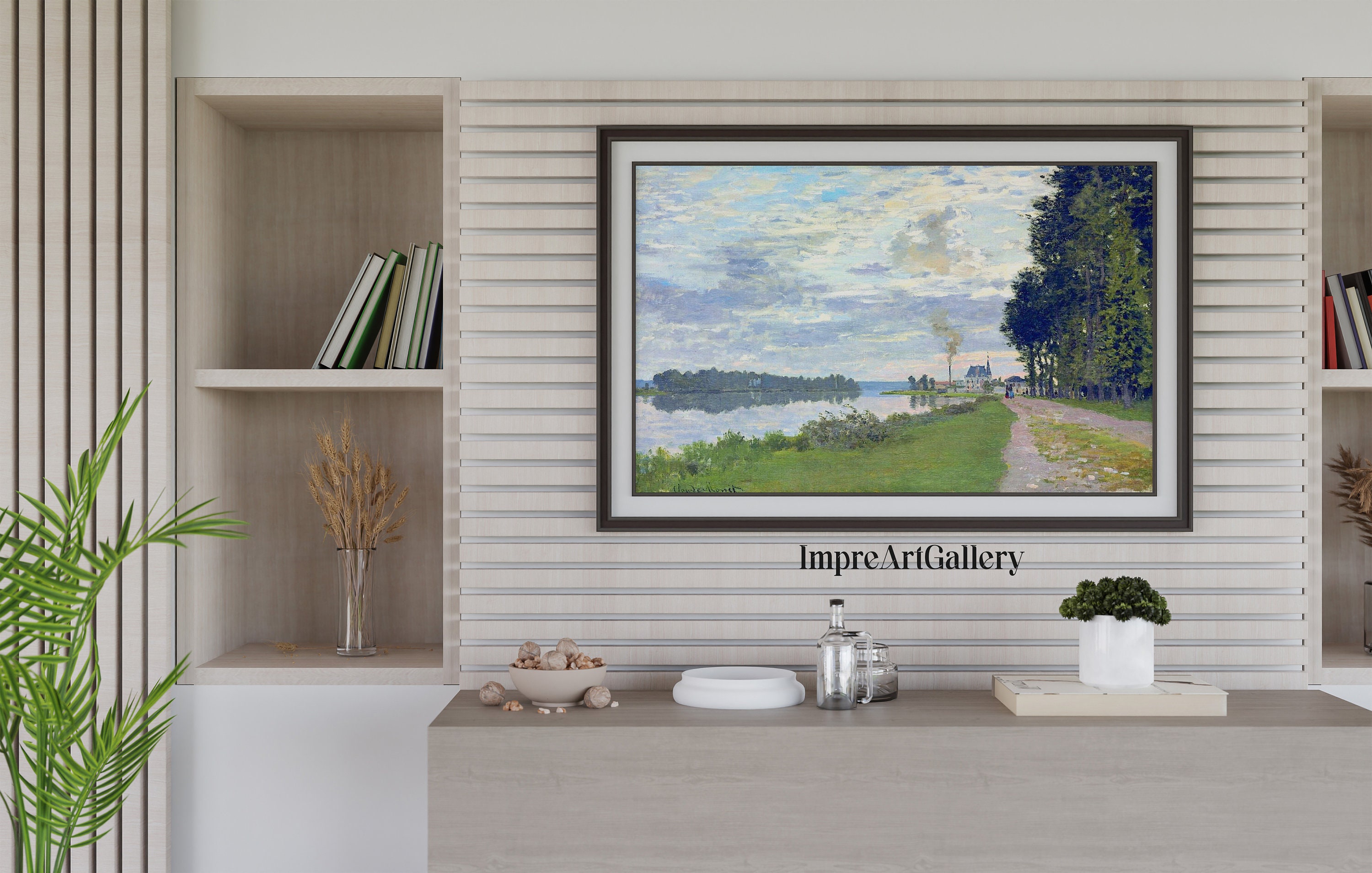 C. Monet Promenade Argenteuil | Printable Wall Art | Impressionist Home ...