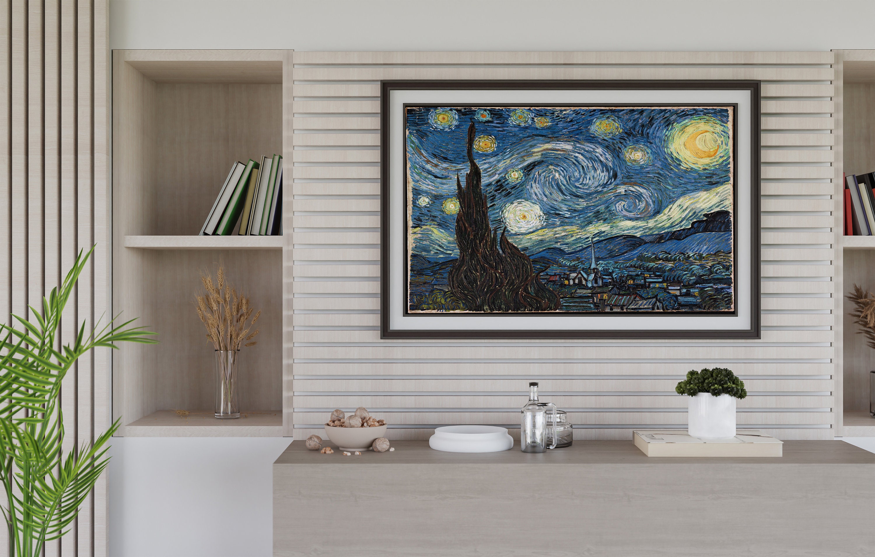 Vincent Van Gogh | Starry Night | Printable Wall Art | Impressionist ...