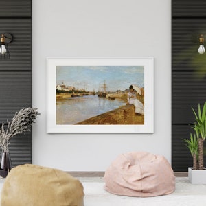 B. Morisot Harbor at Lorient | Printable Wall Art | Impressionist Home ...