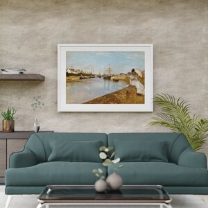 B. Morisot Harbor at Lorient | Printable Wall Art | Impressionist Home ...