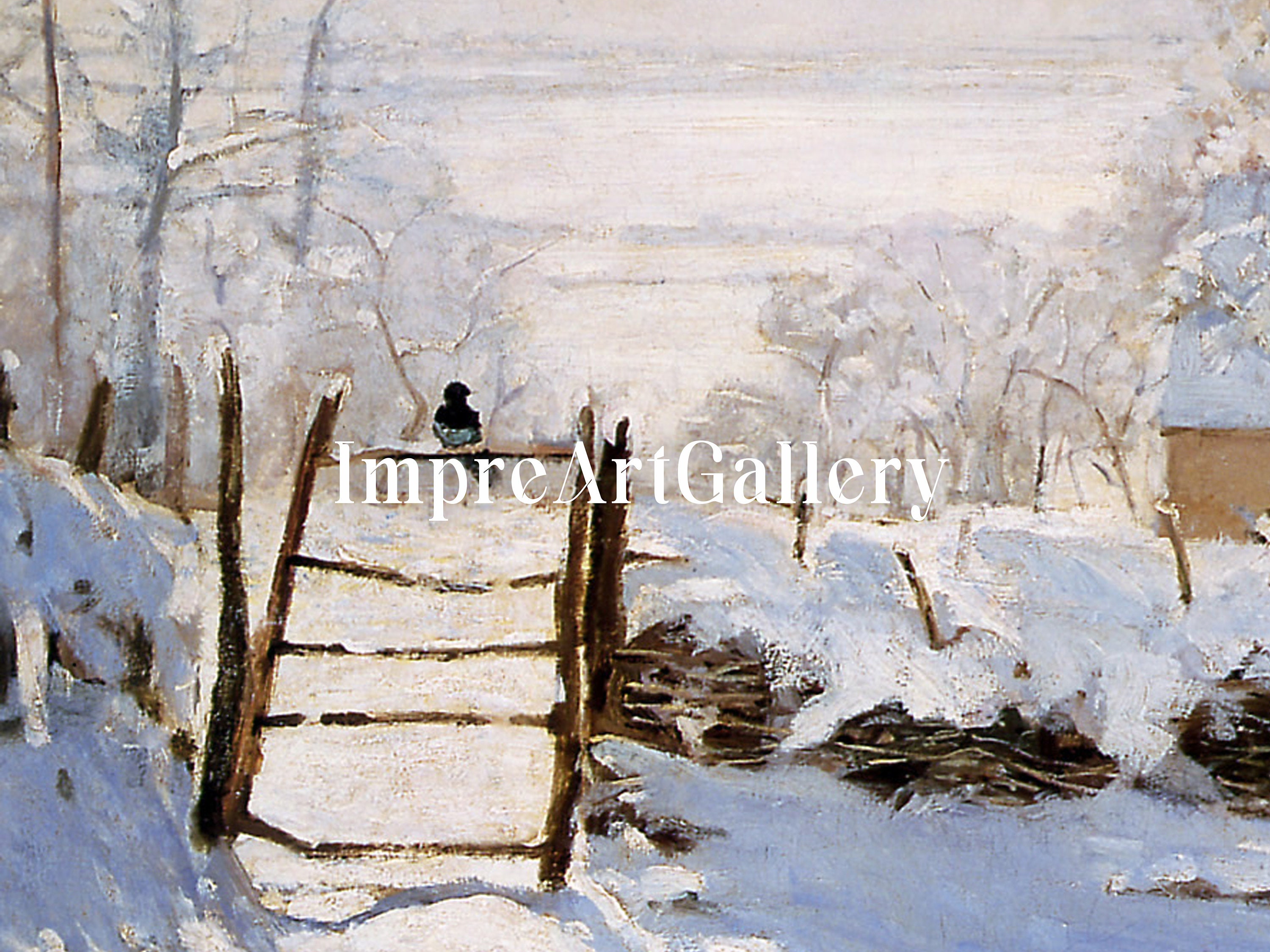 Claude Monet | the Magpie | Printable Wall Art | Impressionist Home ...