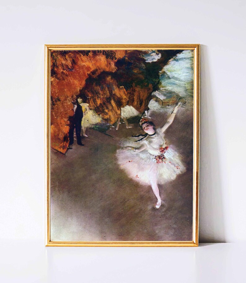 Edgar Degas- the Star | Printable Wall Art | Impressionist Home Decor ...