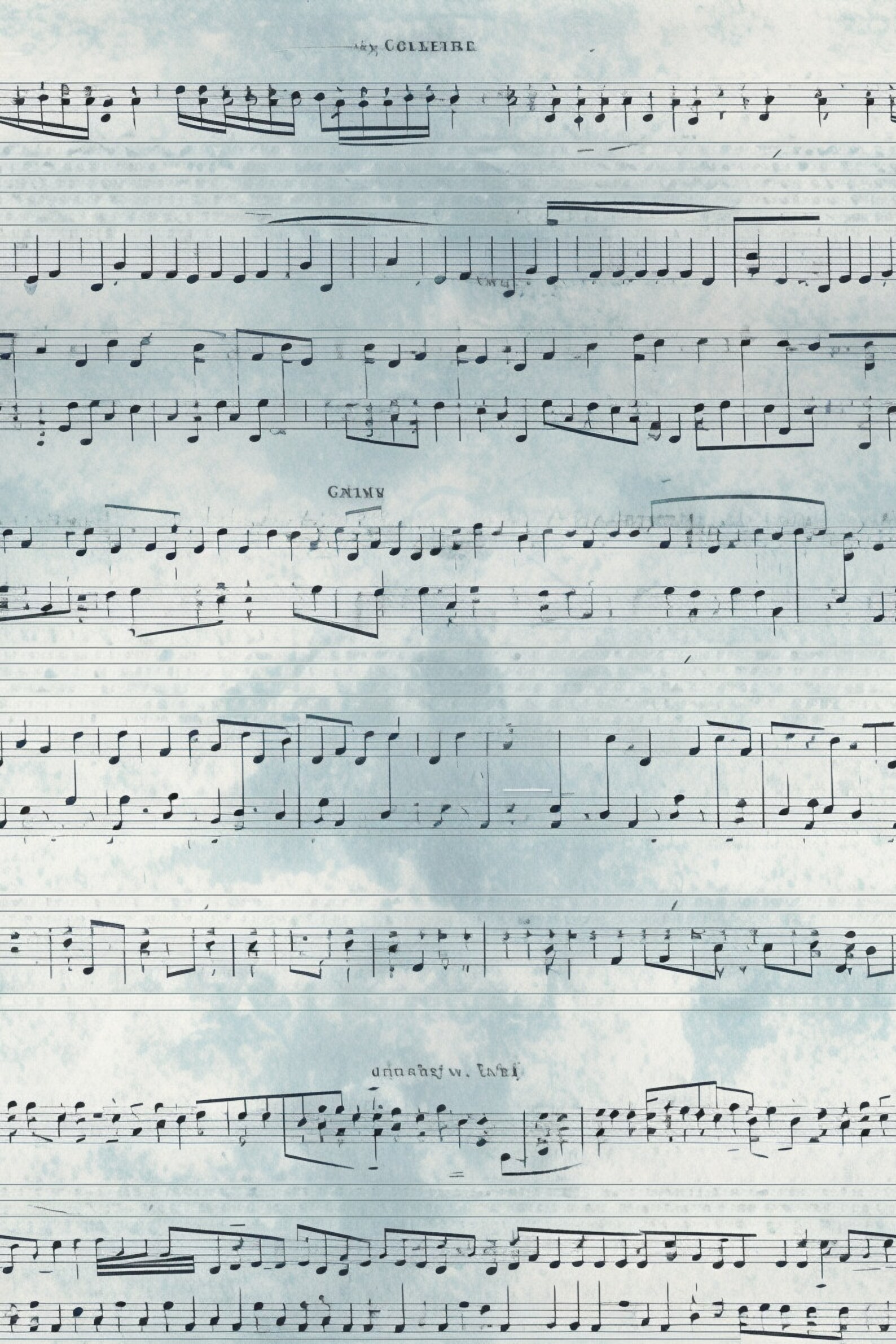 Sheet Music Backgrounds 20 Instant Download Sheet Music Card Background ...