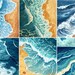 Beach Backgrounds 20 Designs Instant Download Beach Card Background ...