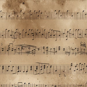 Sheet Music Backgrounds 20 Instant Download Sheet Music Card Background ...