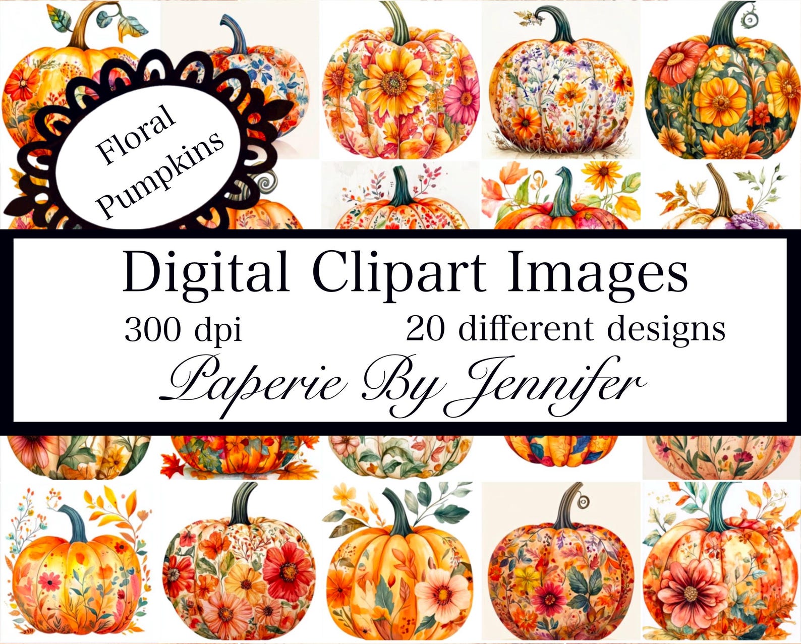 Fall Digital Papers Mega Bundle 10 Complete Packs Instant Download ...