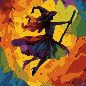 Halloween Paint by Number Coloring Book 20 Halloween Coloring Pages ...