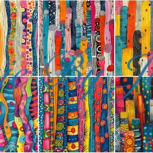 Abstract Line Art Columns Backgrounds 20 Designs Instant Download Line ...