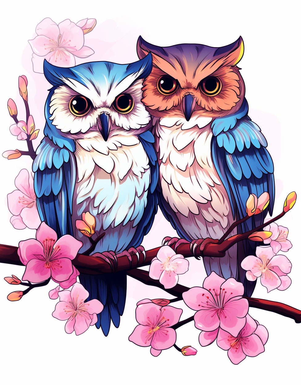 Owl Coloring Book 20 Owl Coloring Pages Instant Download Owls Printable ...