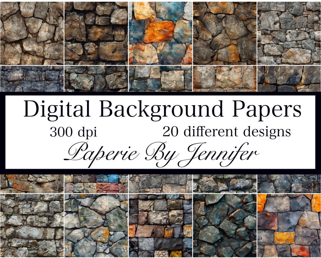 Rustic Stone Images 20 Stone Backgrounds Instant Download Stone Pattern ...