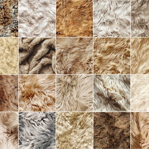 Fur Images 20 Furry Backgrounds Instant Download Fur Papers Printable ...