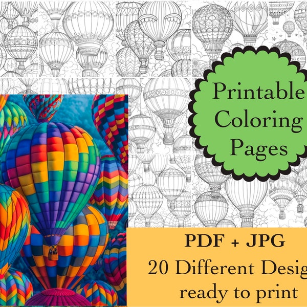 Balloon Line Drawing - Etsy