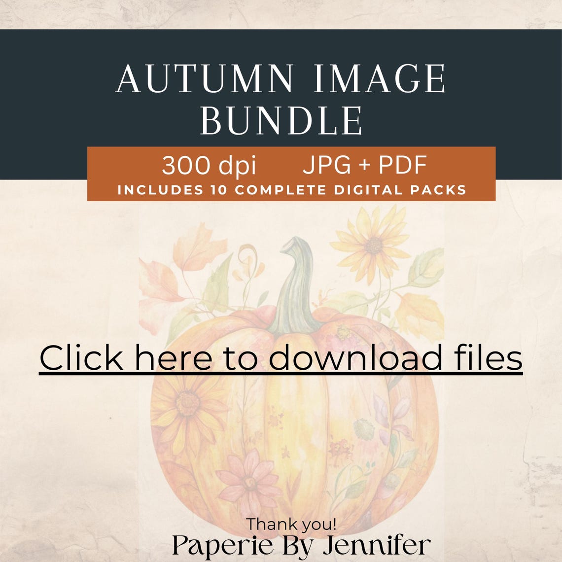 Fall Digital Papers Mega Bundle 10 Complete Packs Instant Download ...