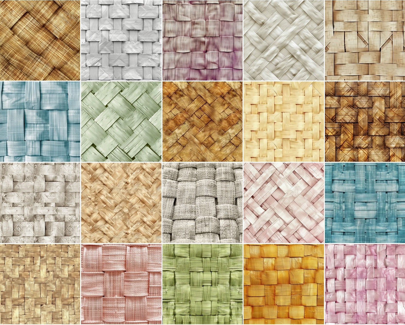 Basket Weave Backgrounds 20 Designs Instant Download Basket Card ...