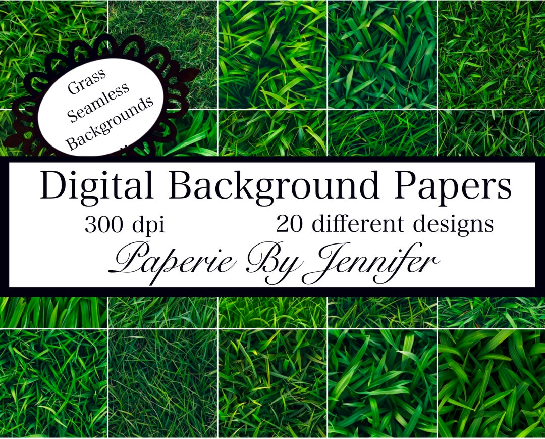 Grass Images 20 Moss Backgrounds Instant Download Green Lawn Pattern ...