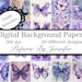 Purple Butterfly Clipart Images 20 Instant Download Butterfly Card ...