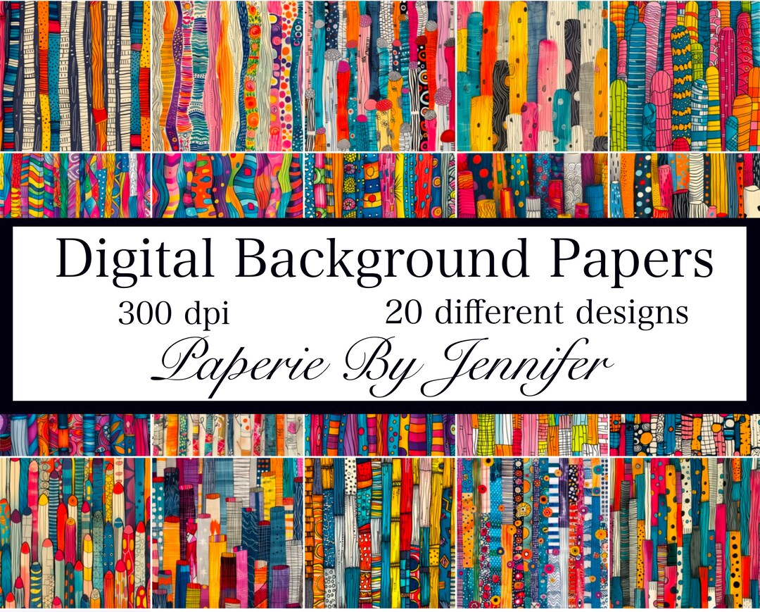 Abstract Line Art Columns Backgrounds 20 Designs Instant Download Line ...