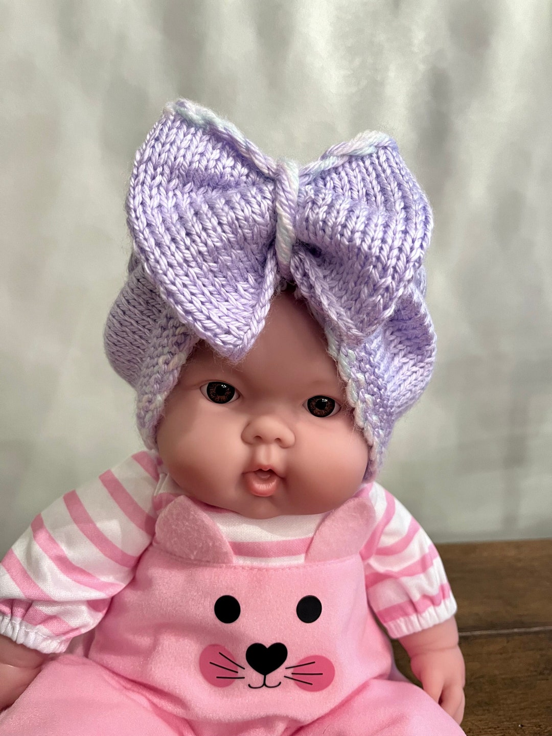 Easy Baby Turban Knitting Pattern on Straight Needles - Celine - Etsy