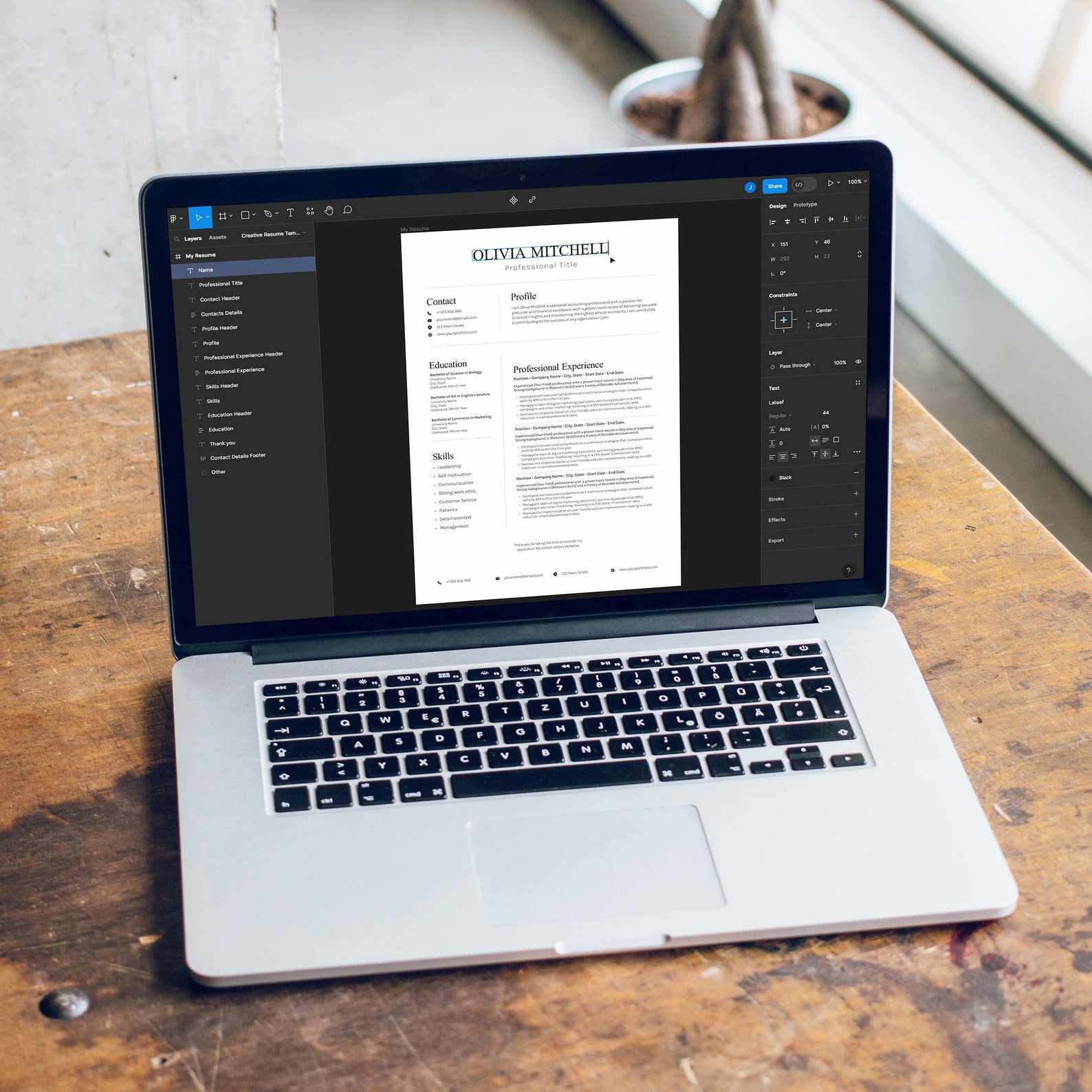 Elegant Resume ~ Complete With Icon Package & Setup Guide - Etsy