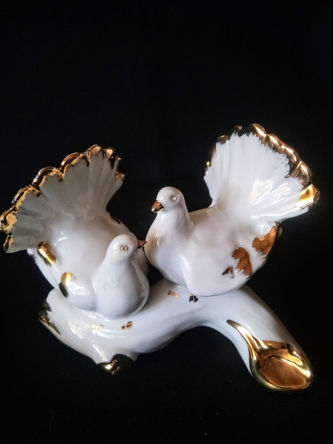 Capodimonte Porcelain Figurine "doves" Made in Italy - Etsy
