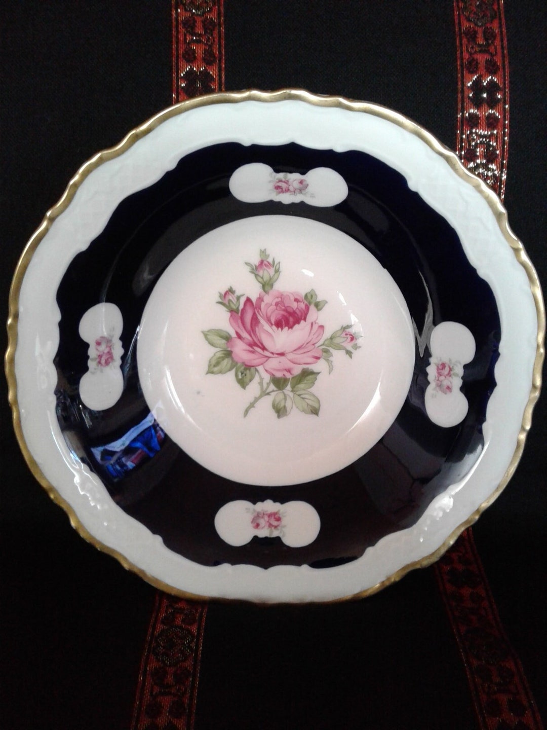 Reichenbach Porcelain Pastry Bowl Serving Bowl Fruit Bowl Bone China ...