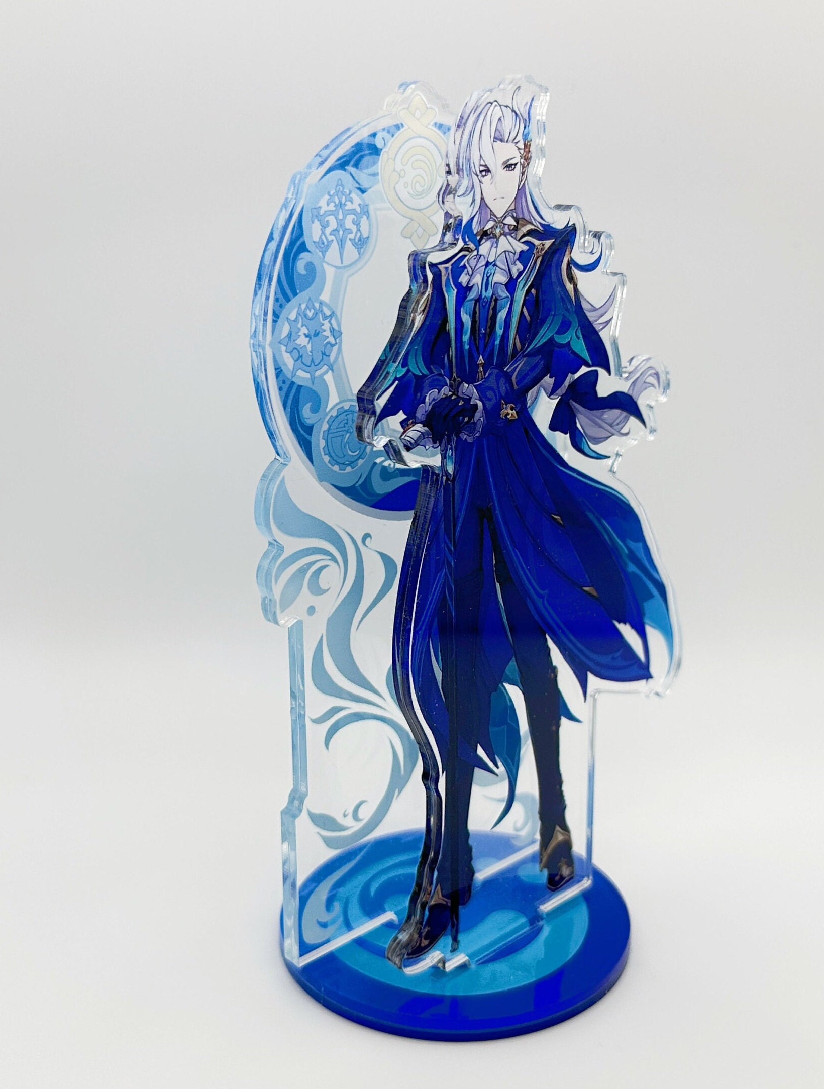 Genshin Impact Neuvillette Standing Figure Toy Display - Etsy