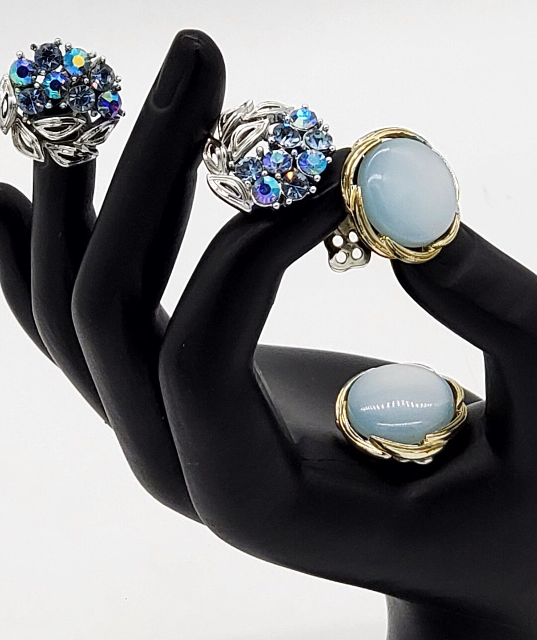 Vintage 1960's Lisner Earrings Two Pair - Etsy