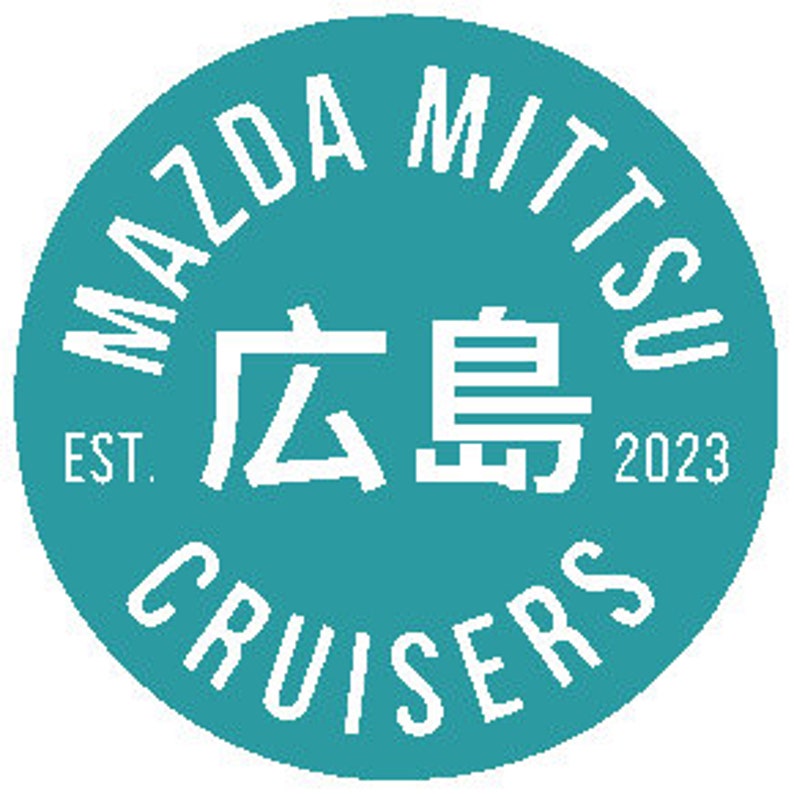 Mazda Mittsu Cruisers Seal Sticker - Etsy