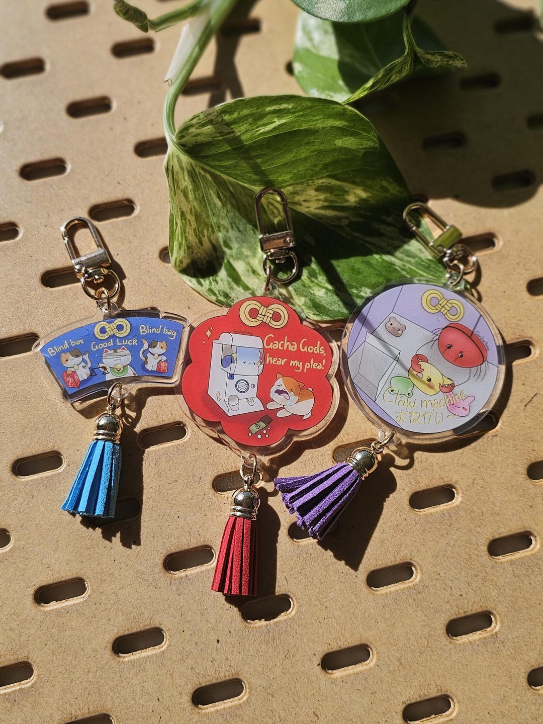 Good Luck Acrylic Keychain | Omamori | Luck for Gacha, Blind Box, Blind ...