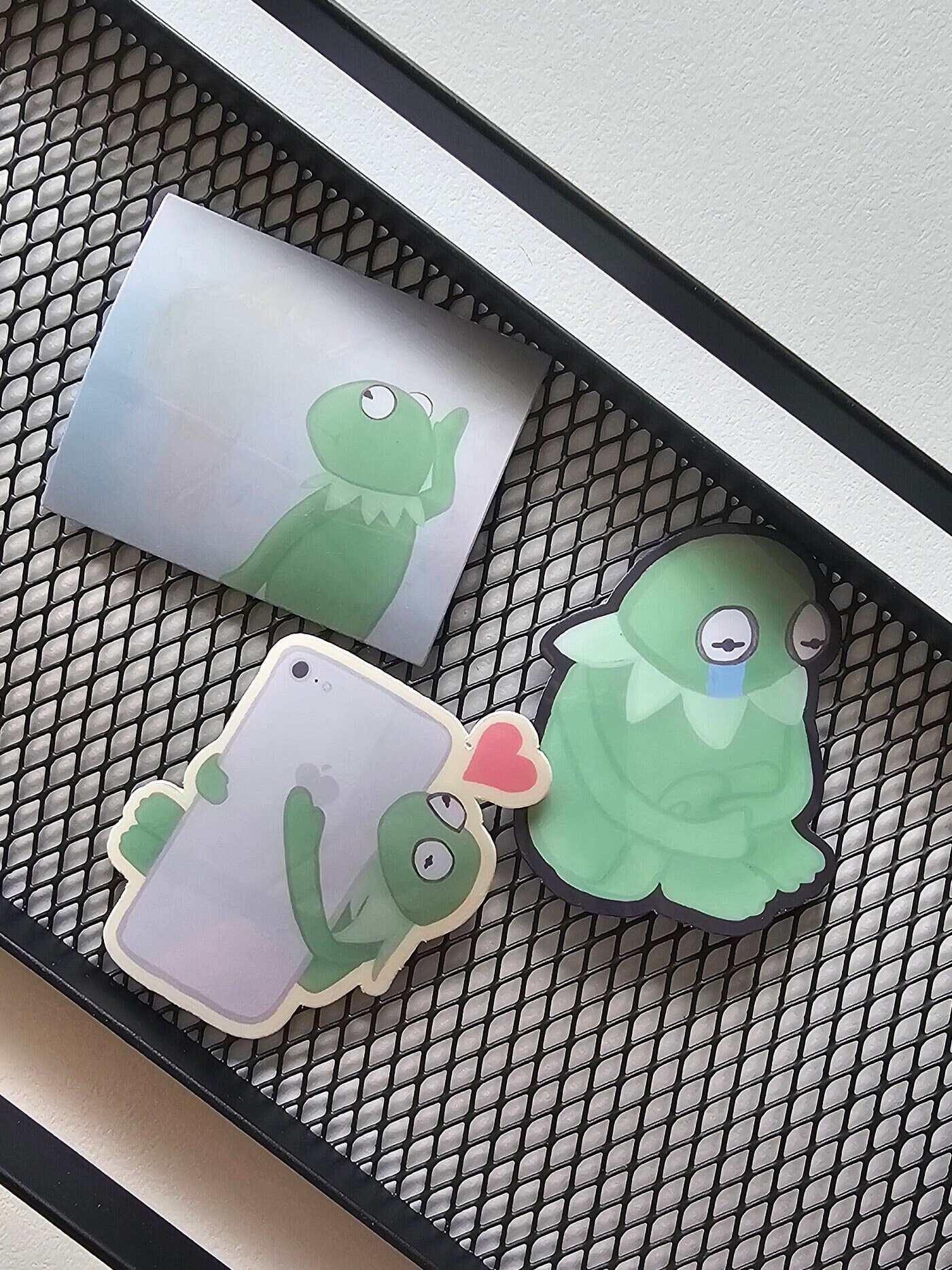 Kermit the Frog Meme Sticker Die Cut Waterproof Vinyl Sticker Gift for ...