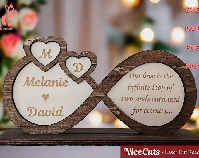 Infinity Love Sign Digital File Svg Glowforge - Etsy Canada
