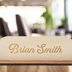 Desk Name Plate SVG Bundle - Custom Laser Cut Files, Personalized ...