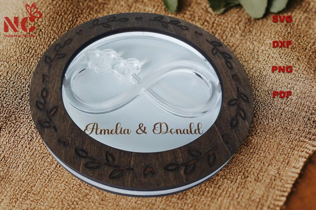 Ring Holder SVG Laser Cut Files Ring Box, Personalized Gifts, Laser ...