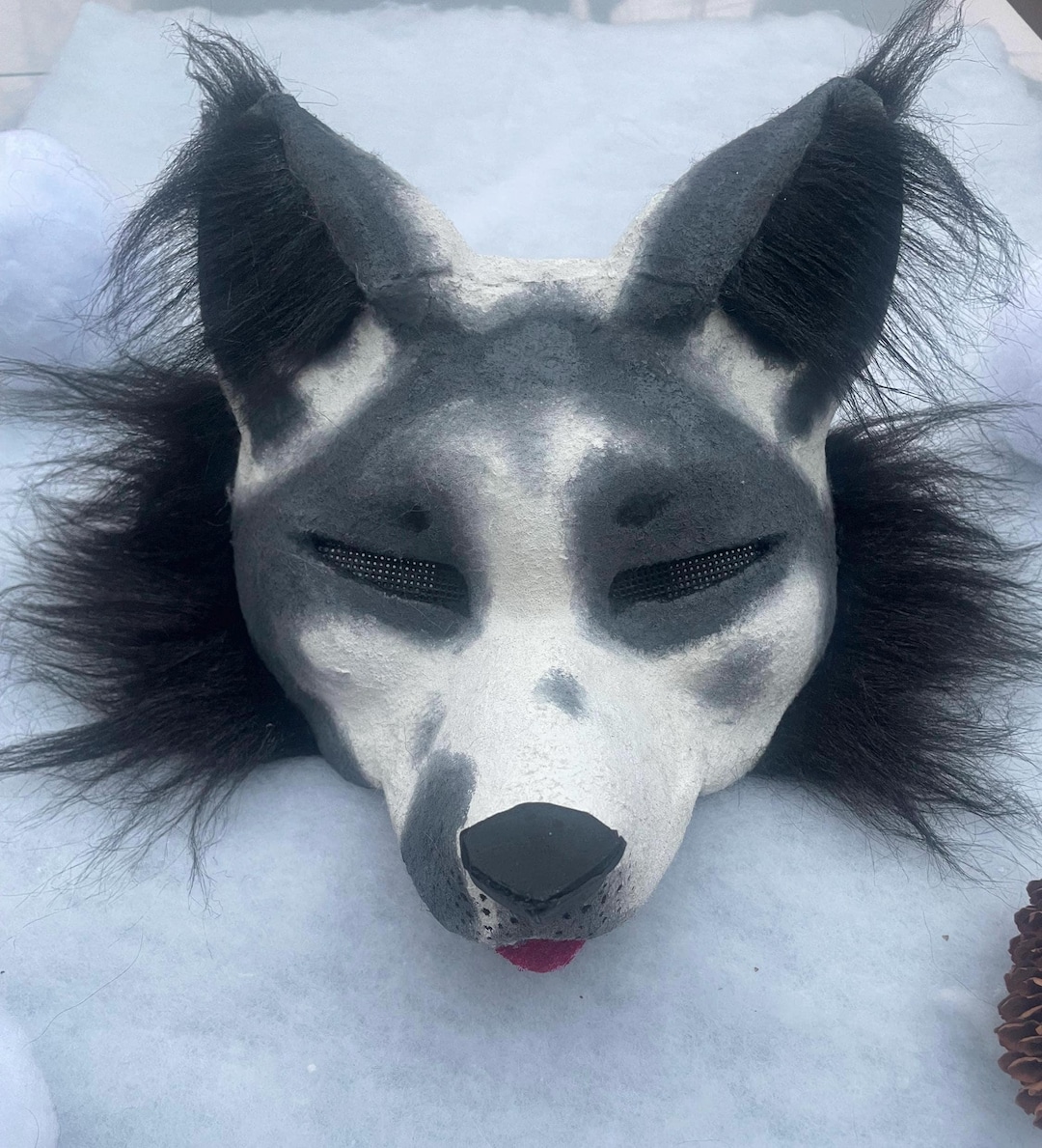High Quality Marble Fox Therian Mask - Etsy